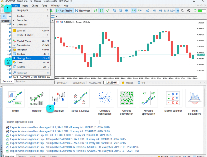 Forex Tester Pad-Trading Simulator for Strategy Tester w indicators